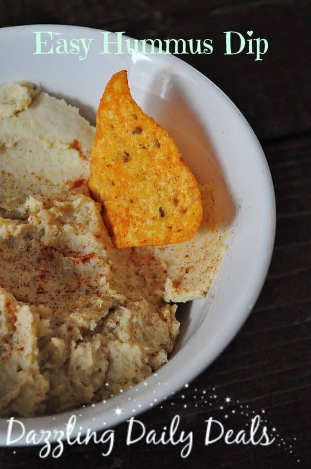 Easy Hummus Dip - Dazzling Daily Deals